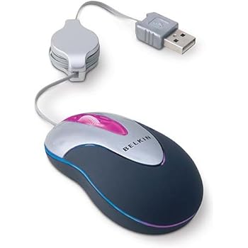 Belkin Mini Optical Lighted USB Mouse: Amazon.co.uk: Computers ...