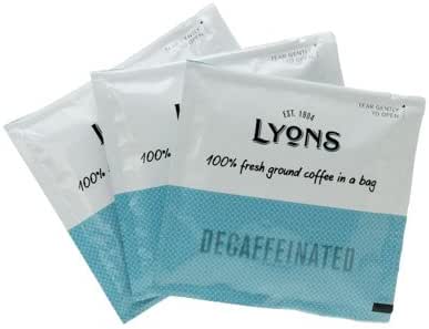 Lyons Decaffeinated Coffee Bags Bulk Buy (150): Amazon.co.uk: Grocery