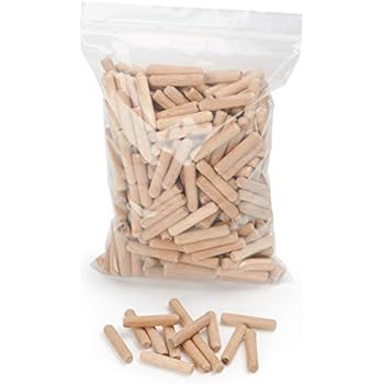 Wood Dowel 8 mm x 50 mm Riffelholzdübel 400er Pack Rawl Plug Made of ...