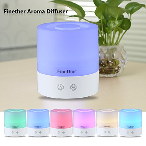 USB Ultraschall Luftbefeuchter Duftzerstäuber Duft/Aroma Diffuser mit 6 LED Farbwechsel ...