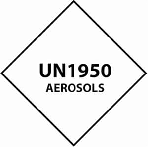UN1950 AEROSOLS - 250 Hazard Warning Labels: Amazon.co.uk: Office Products