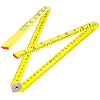 Silverline 1m/3ft Folding Yard Stick Ruler: Amazon.co.uk: DIY & Tools