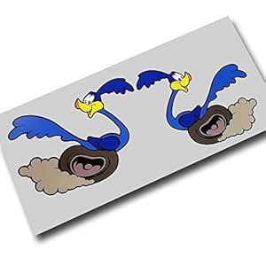 Road Runner character fun custom graphics stickers decals Motorcycle ...