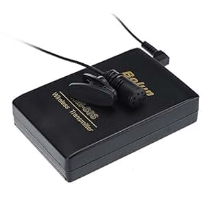 30m Collar-Clip Wireless Microphone System Hands Free Headworn ...