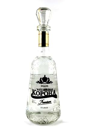Vodka RUSSIAN CROWN Premium - Rossiskaia Korona Premium: Amazon.co.uk ...
