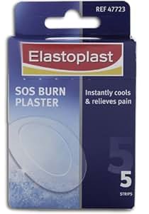 Elastoplast SOS Burn Plasters 5's: Amazon.co.uk: Health & Personal Care