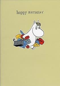 Happy Birthday Moomin Greeting Card: Amazon.co.uk: Office Products