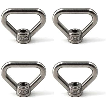 304 Stainless Steel Eye Nut M12 Triangle Ring Shape Lifting Eye Nut Set ...
