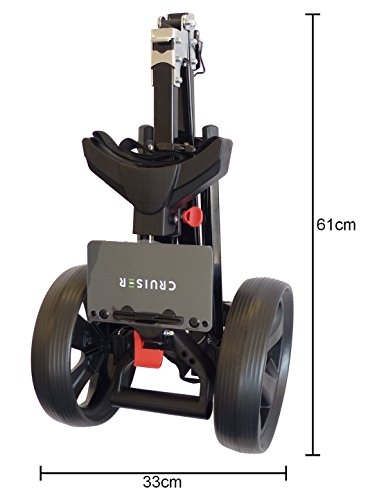 CRUISER GOLF CR-Micro Ultra Compact Lightweight 2 Wheel Trolley - Golfist