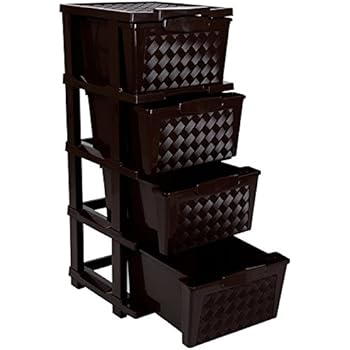 Veer Multipurpose Plastic Modular 4 Drawer System, Chest Storage ...