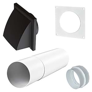 Extractor Fan Telescopic Wall Ventilation Duct Sleeve with Cowled ...