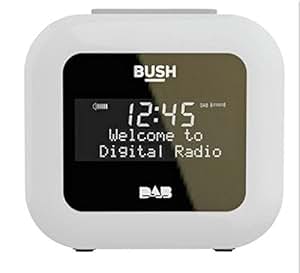 Bush DAB Alarm Clock Radio - White: Amazon.co.uk: Electronics