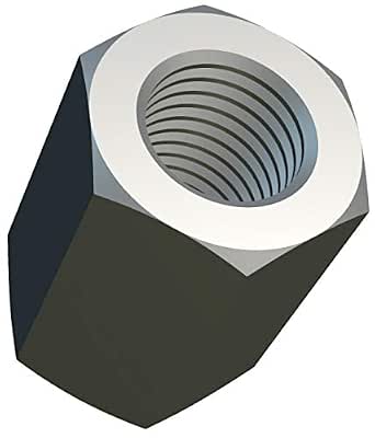 M5 Dado Esagonale Lungo (15mm 8mm) di Acciaio Legato Zincato per ...