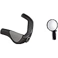 ERGON Unisex's GP5 Grips, Black, Large & CatEye BM-45 Bar End Bike ...