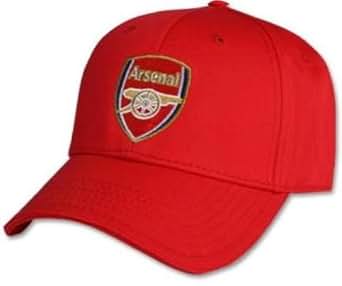 Arsenal FC Crest Baseball Cap - Red: Amazon.co.uk: Clothing