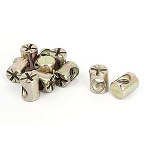 Moebel Mutter - SODIAL(R) Moebel M8 x 15mm Pozidriv mit Schlitz ...