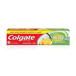 Buy Colgate Toothpaste Active Salt - 200 g (Salt and Lemon) Online at ...