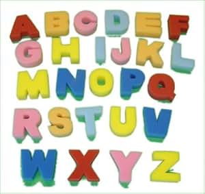 Alphabet Sponge Painting Set - Upper Case Letters: Amazon.co.uk: DIY ...