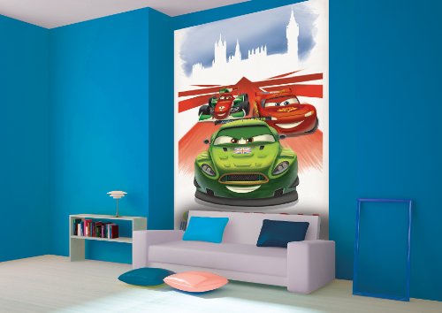 Buy Disney Pixar Cars 2 London Race Wallpaper Mural Online at ...