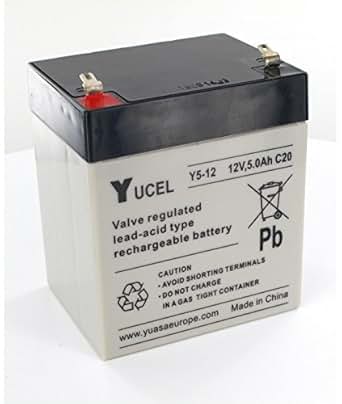 Yucel - Yuasa YUCEL 12V 5Ah Y5-12 lead battery - Y5-12: Amazon.co.uk ...