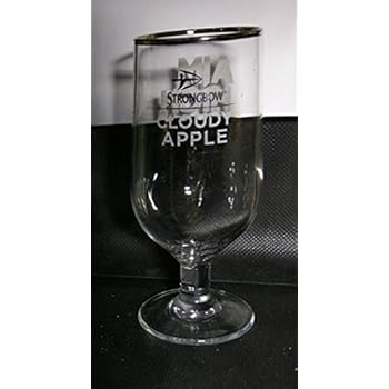 2X Strongbow Cloudy Apple Cider 1 Pint Chalice Glass Home Bar Pub ...