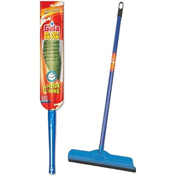 Buy Gala No Dust Floor Broom - Synthetically enginereed bristles - Blue ...
