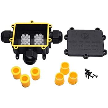3 WAY CABLE CONNECTOR JUNCTION BOX - OUTDOOR - WATERPROOF IP65 ...