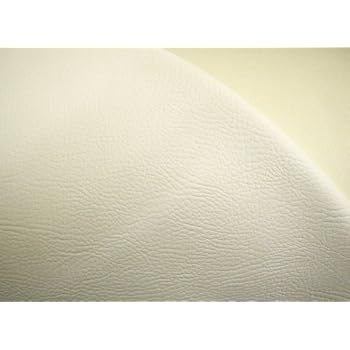 1 Metre Cream Vinyl Leatherette Faux leather Upholstery Fabric: Amazon ...