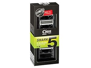 CIEN Men Shark Ersatzklingen, 4 Stück: Amazon.de: Drogerie & Körperpflege