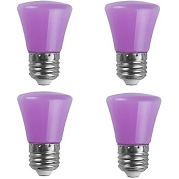 Ampoule de Couleur LED Violet Lampe 2W pour Veilleuse Atmosphère Fête ...