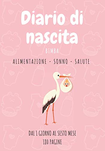 Diario di nascita bimba: Diario neonato da compilare - Diario bebe ...