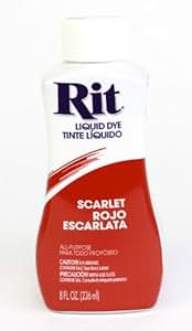 Rit Dye Liquid Dye, 8 fl oz, Scarlet Red, 3Pack: Amazon.co.uk: Kitchen ...