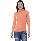 Buy Indistar Women's Woollen Warm Full Sleeves High Neck/Inner/Skivvy ...