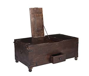 Stylla London® Handmade Vintage Solid Sheesham Pirate Treasure Chest ...