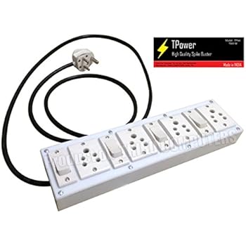 Buy T-Power TPower Spike Buster 5 Meter - Heavy Duty Power Extention ...