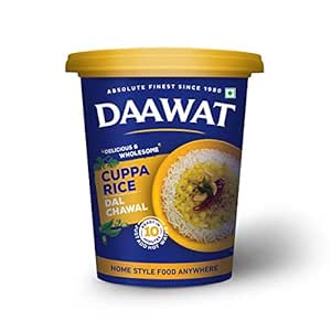 Daawat Cuppa Rice Dal Chawal, 90 g : Amazon.in: Grocery & Gourmet Foods