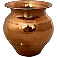 MOONCEE Copper Kumkuma Kalash Handmade | Copper Vessel, Tamba Ka Lota ...