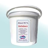 Kalialaun Alaun 1 kg Dose Aluminiumkaliumsulfat-Dodecahydrat natur