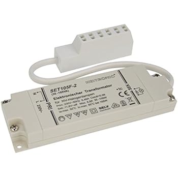 SELF Halogen Trafo 105VA SET 105 F - 2 35 - 105 VA Watt Transformator elektronisch: Amazon.de ...