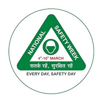 Mr. SAFE National Safety Week 2020 Helmet Sticker - Pack of 50: Amazon ...