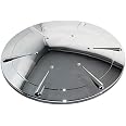 Daryl Shower Tray Waste Trap Dome Cover - Plastic with Chrome Finish ...