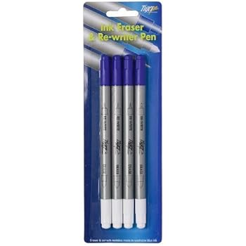 Ink Eraser ReWriter Corrector Eradicator Pens Pack Of Four: Amazon.co ...