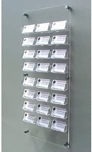 24 Bay Wall Mount Business Card Holder - Free Shipping: Amazon.co.uk ...