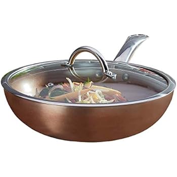 JML Copper Stone Pans: 28cm Wok, Super-Non-Stick for The Ultimate stir ...