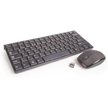Maplin Super Mini Compact Wireless Keyboard And Optical Mouse Deskset ...