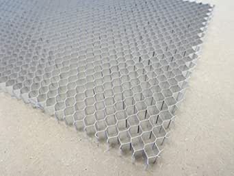 CO2 Lasercutter Aluminium Wabenplatte 300x200mm 6,5mm Waben/Wabengitter ...