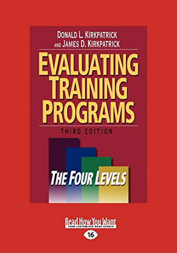 Buy Evaluating Training Programs: The Four Levels: 1 Book Online at Low ...