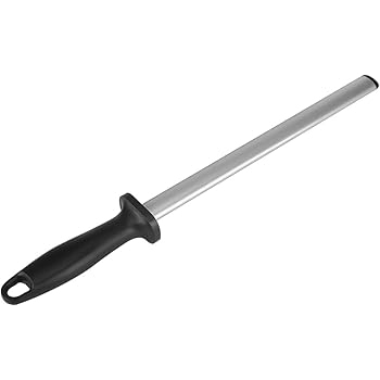 Diamond Sharpening Steel, 10 Inch Professional Extra Fine Oval Knife ...