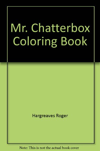 Mr. Chatterbox Coloring Book: Amazon.co.uk: Hargreaves Roger ...