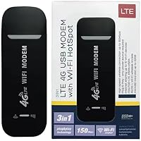 Melbon 4G LTE WiFi USB Dongle Stick with All Sim Network Support, Plug & Play 4G Data Card with ...